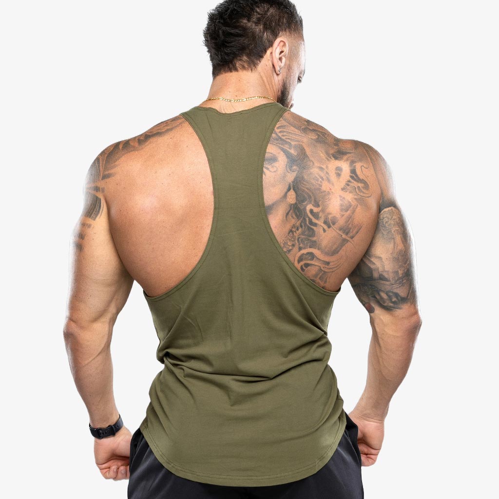 Shop Stringer Singlet World Gym Branded | Men's Stringer Tanks - World ...