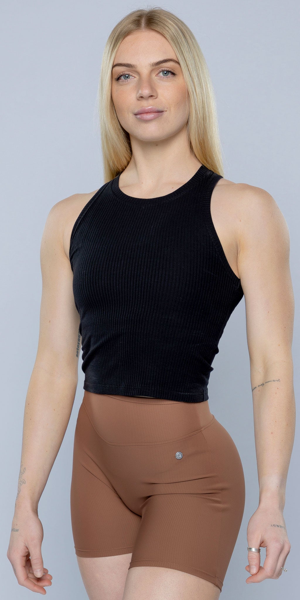 Shop Forme Ribbed Singlet | Women's Sleeveless Tops - World Gym Shop