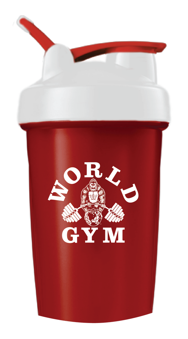 Shop World Gym Shaker 400ml | Compact Protein Shaker - World Gym Shop