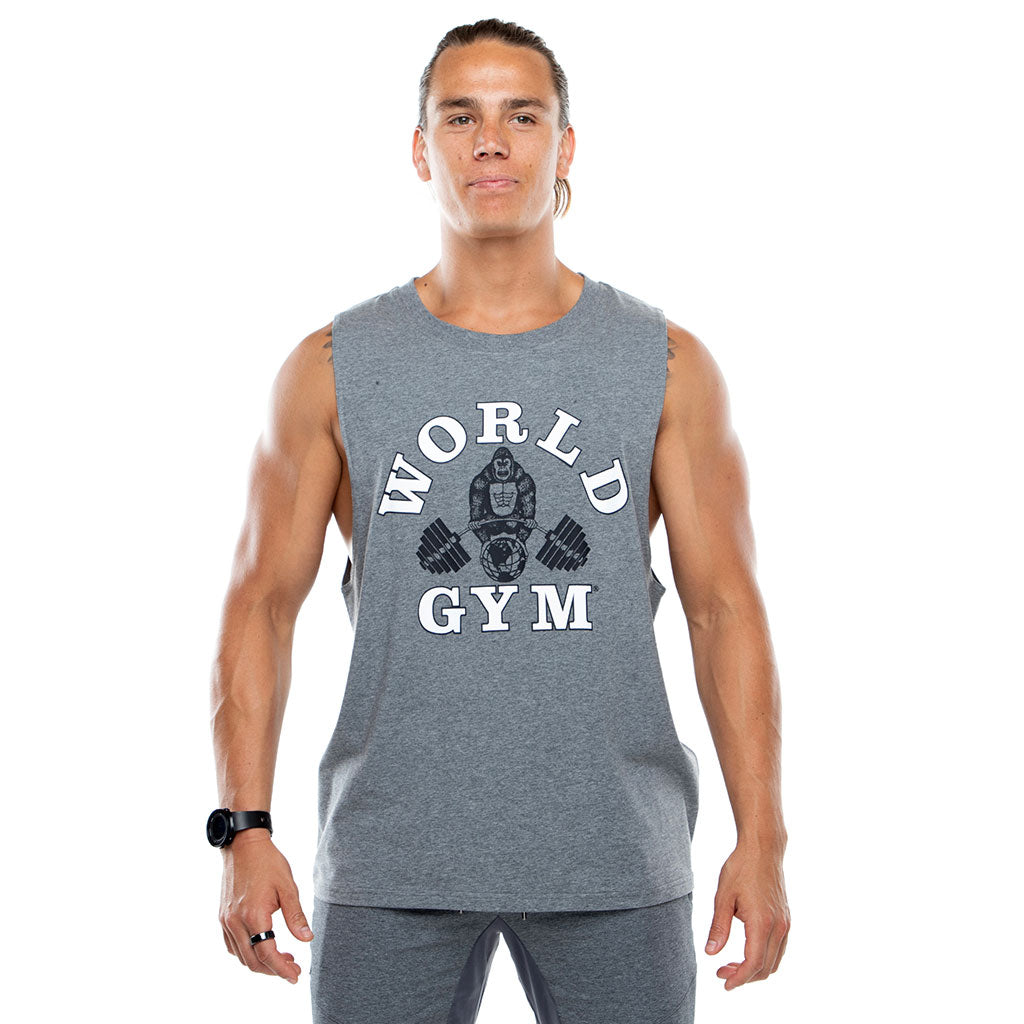 MENS GORILLA SLEEVELESS – World Gym Shop