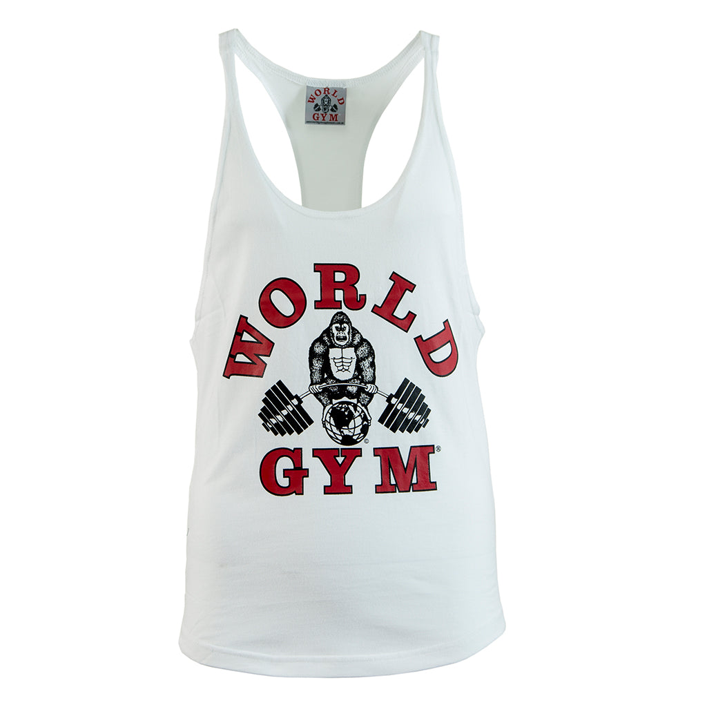 Shop Stringer Singlet World Gym Branded | Men's Stringer Tanks - World ...