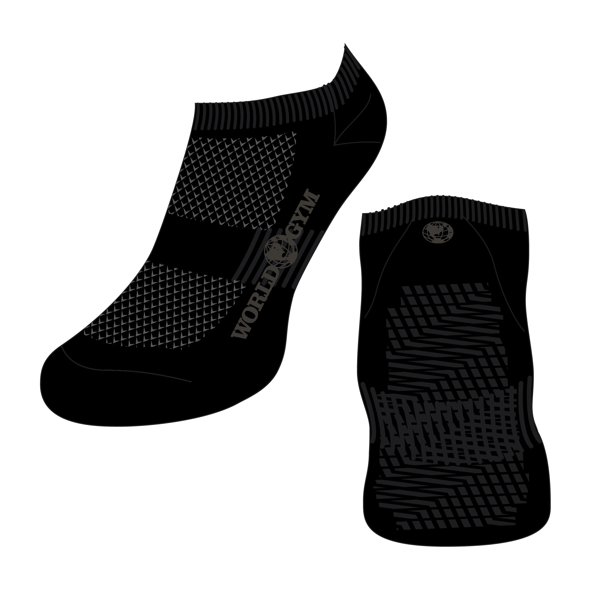 Shop World Gym Pilates Sticky Socks | Grip Socks for Pilates - World ...